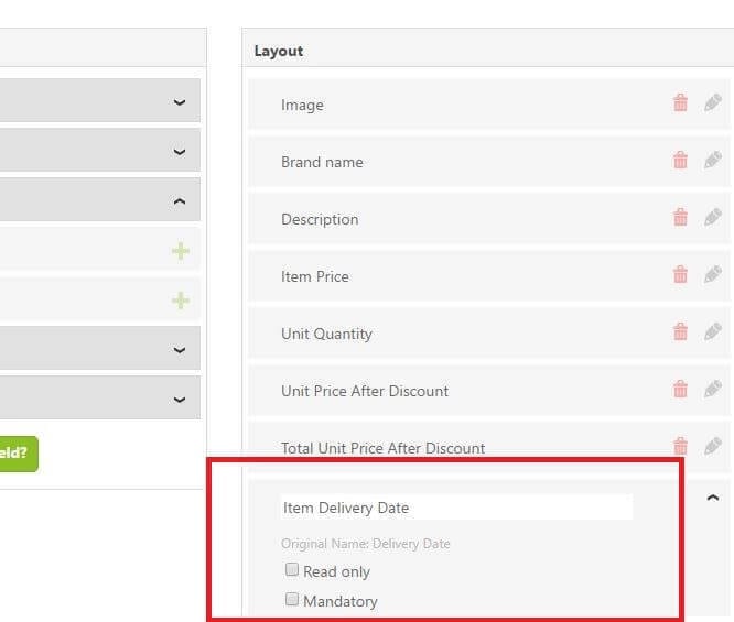 Add important line-item details to your order using custom fields – Pepperi Support