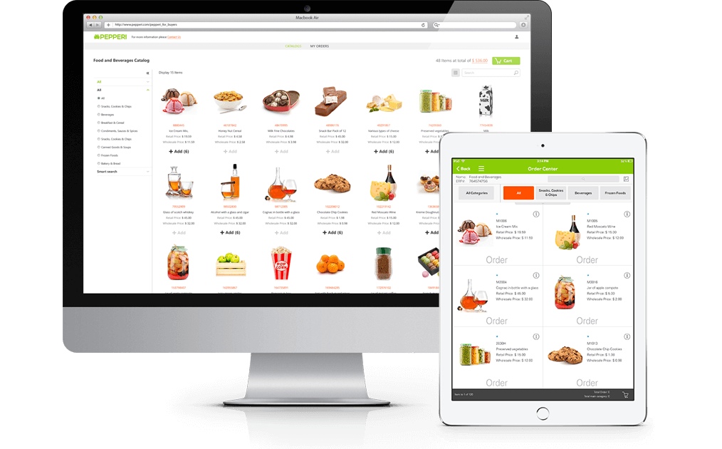 Food & Beverage Commerce | B2B Sales Software | Pepperi