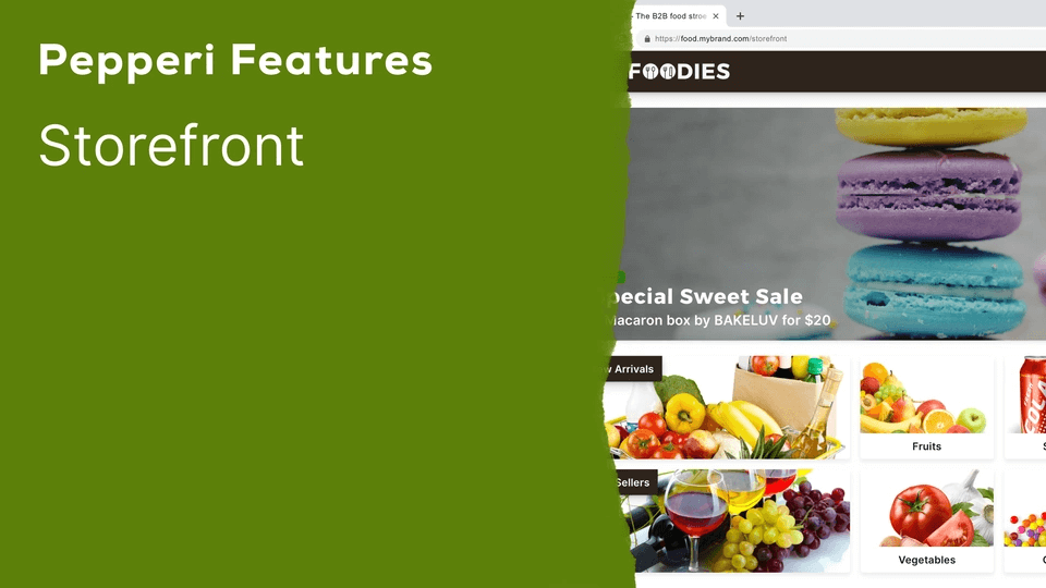 Pepperi Feature Video: Storefront B2B eCommerce Demo
